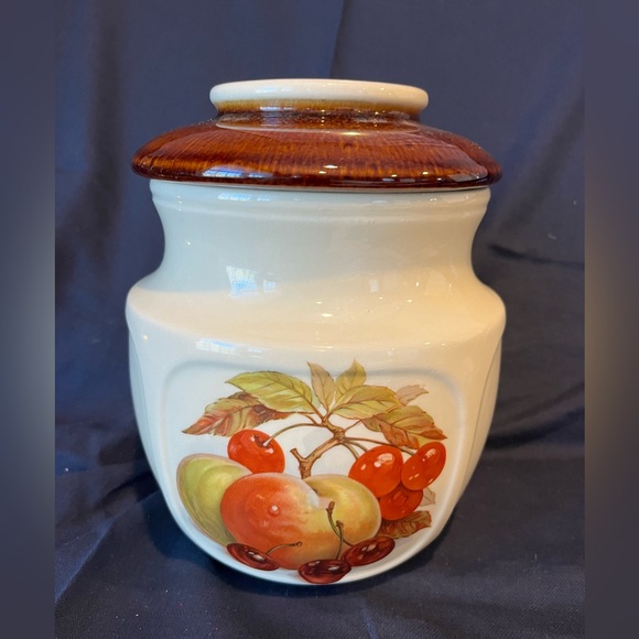 Accents | Vintage Mccoy Fruit Festival Cookie Jar Apple And Cherries ...